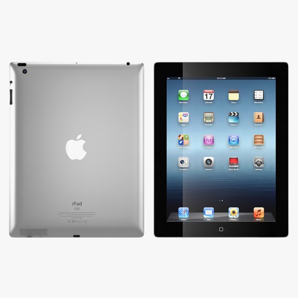 modèle 3D de Apple iPad 4 Noir - TurboSquid 2158101
