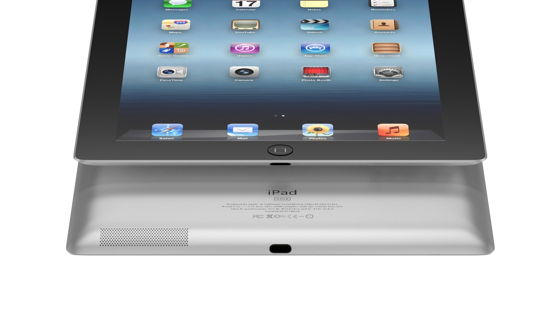 Apple IPad 4 Black 3D Model - TurboSquid 2158101
