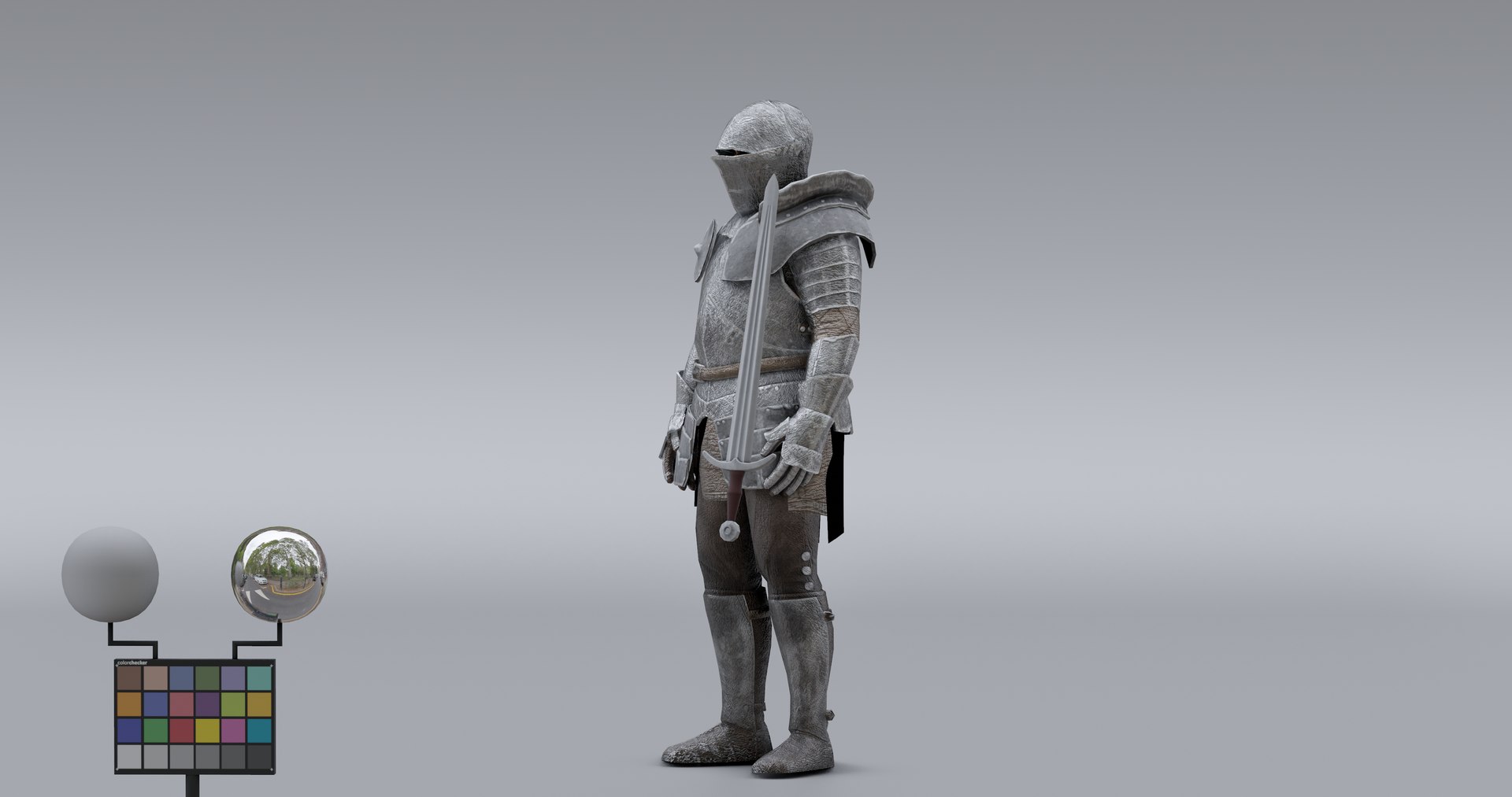 Templar Knight Warrior - Photorealistic and rigged 3D model ...