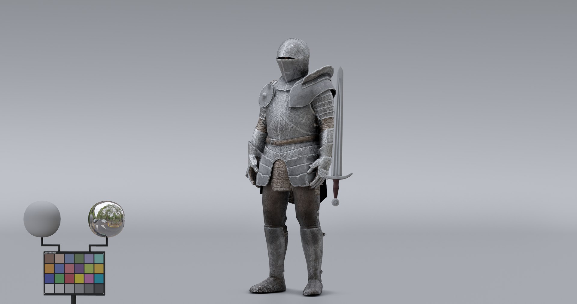 Templar Knight Warrior - Photorealistic and rigged 3D model ...