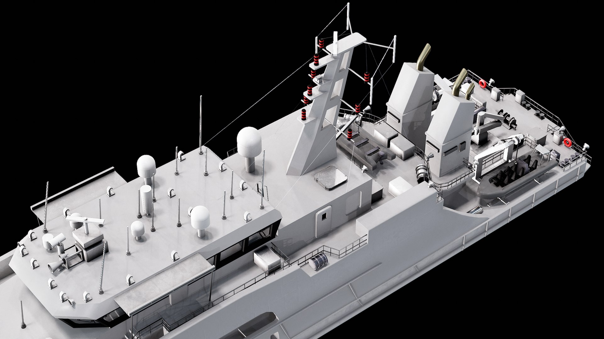 3D ADV Cape Naturaliste Cape-Class Patrol Boat - TurboSquid 2156471