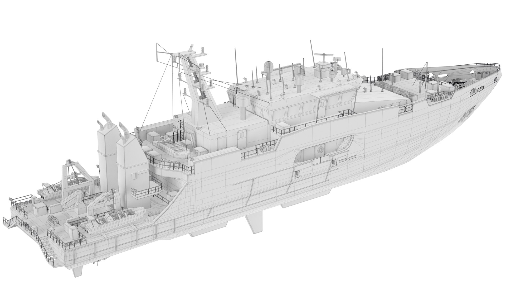 3D ADV Cape Naturaliste Cape-Class Patrol Boat - TurboSquid 2156471