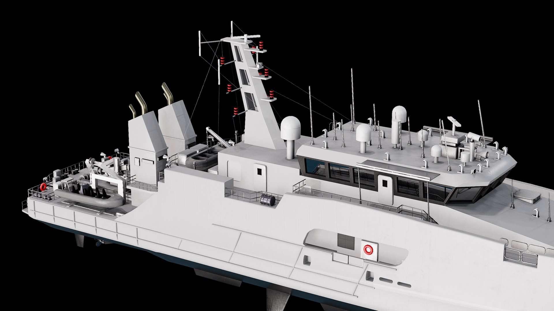 3D ADV Cape Naturaliste Cape-Class Patrol Boat - TurboSquid 2156471