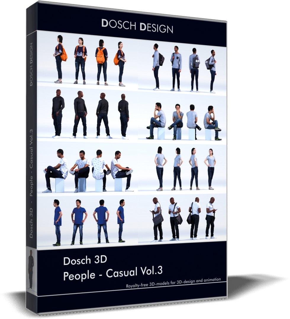 3D People - Casual Vol 3 Model - TurboSquid 1218418