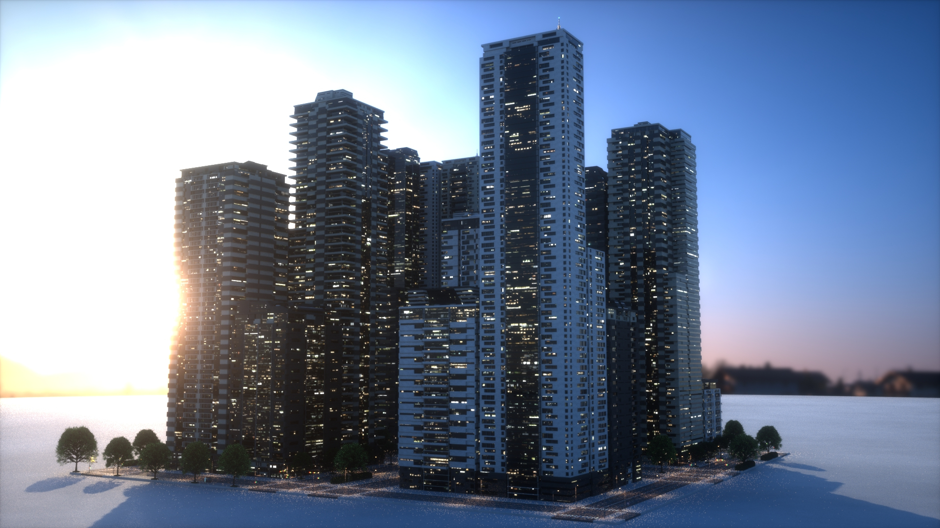 3D City Block Type B37 Model - TurboSquid 2092366