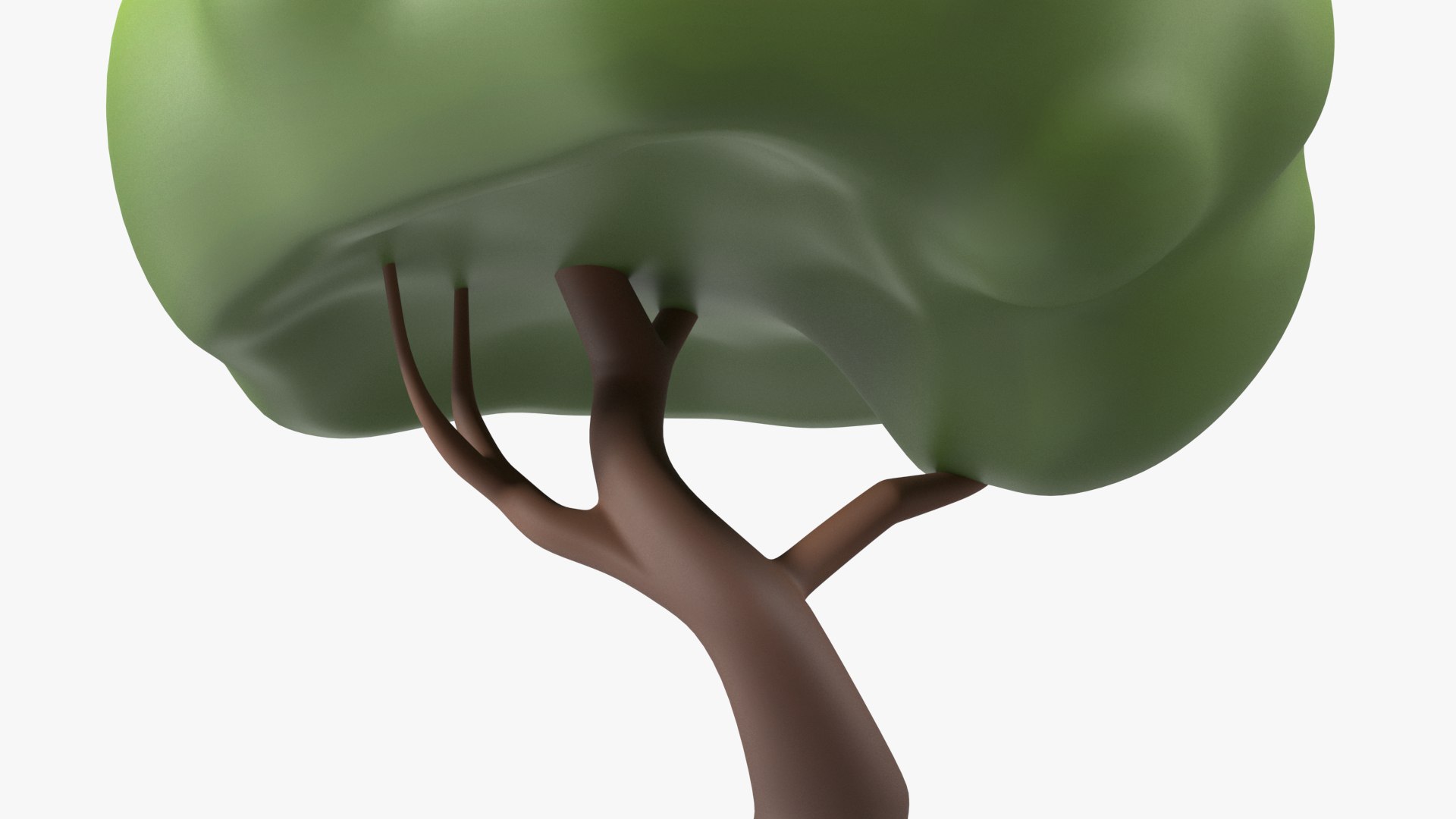 Cartoon Maple Tree Simple Coloring 3D - TurboSquid 2169100