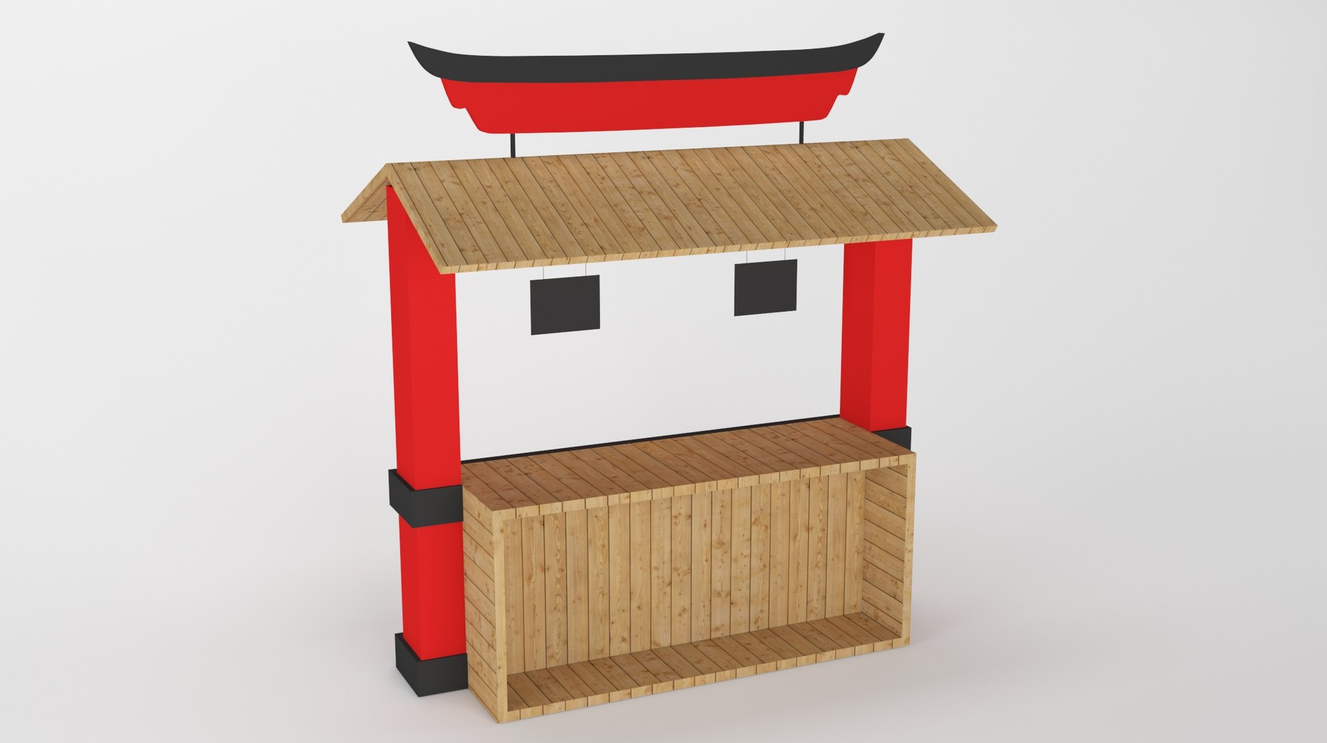 3D Sushi Stand Model - TurboSquid 1727160