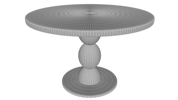 Granite table 3D model - TurboSquid 1687267