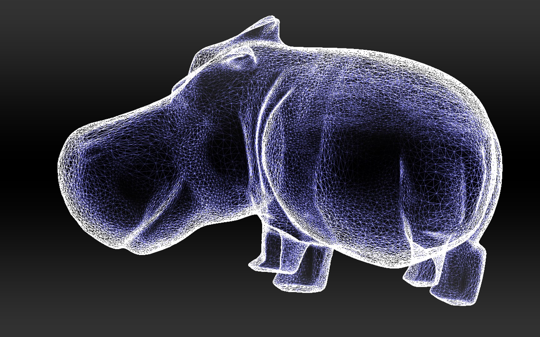 Hippopotamus Scan 3D Model - TurboSquid 1622365