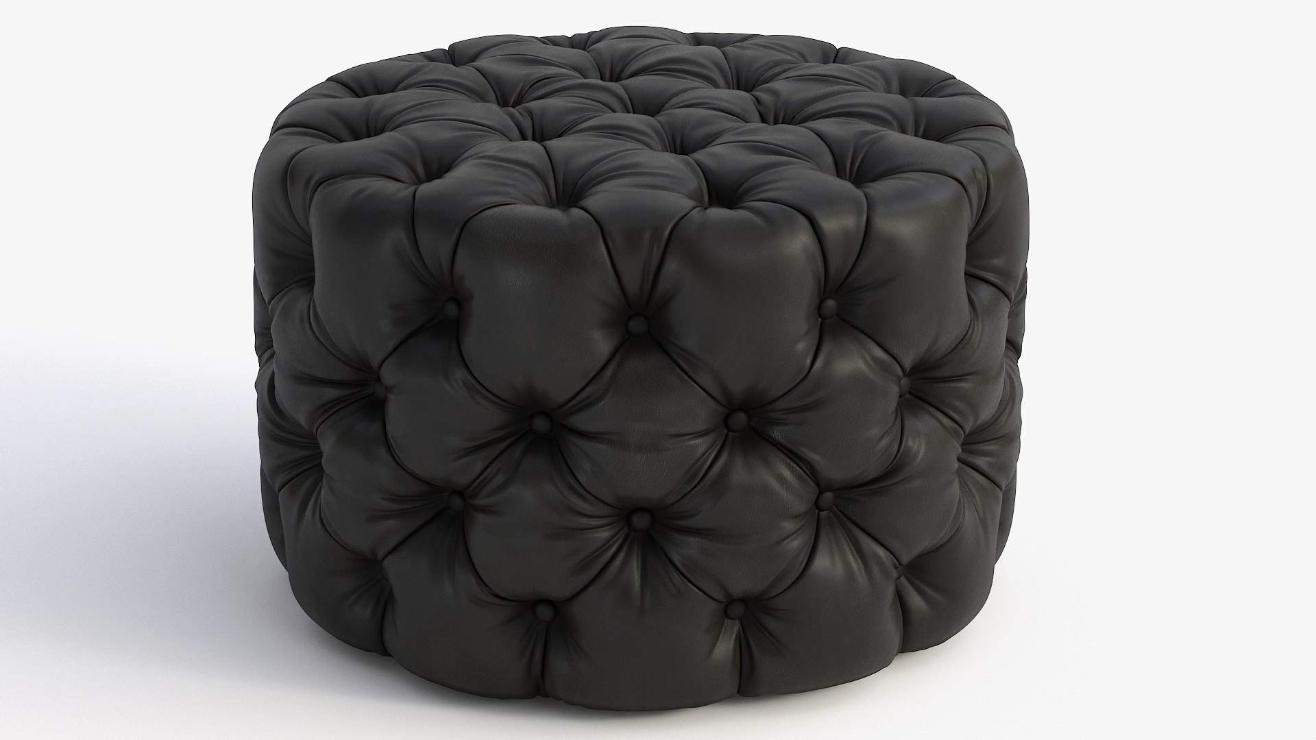 3D Pouf Chesterfield Model - TurboSquid 1848151