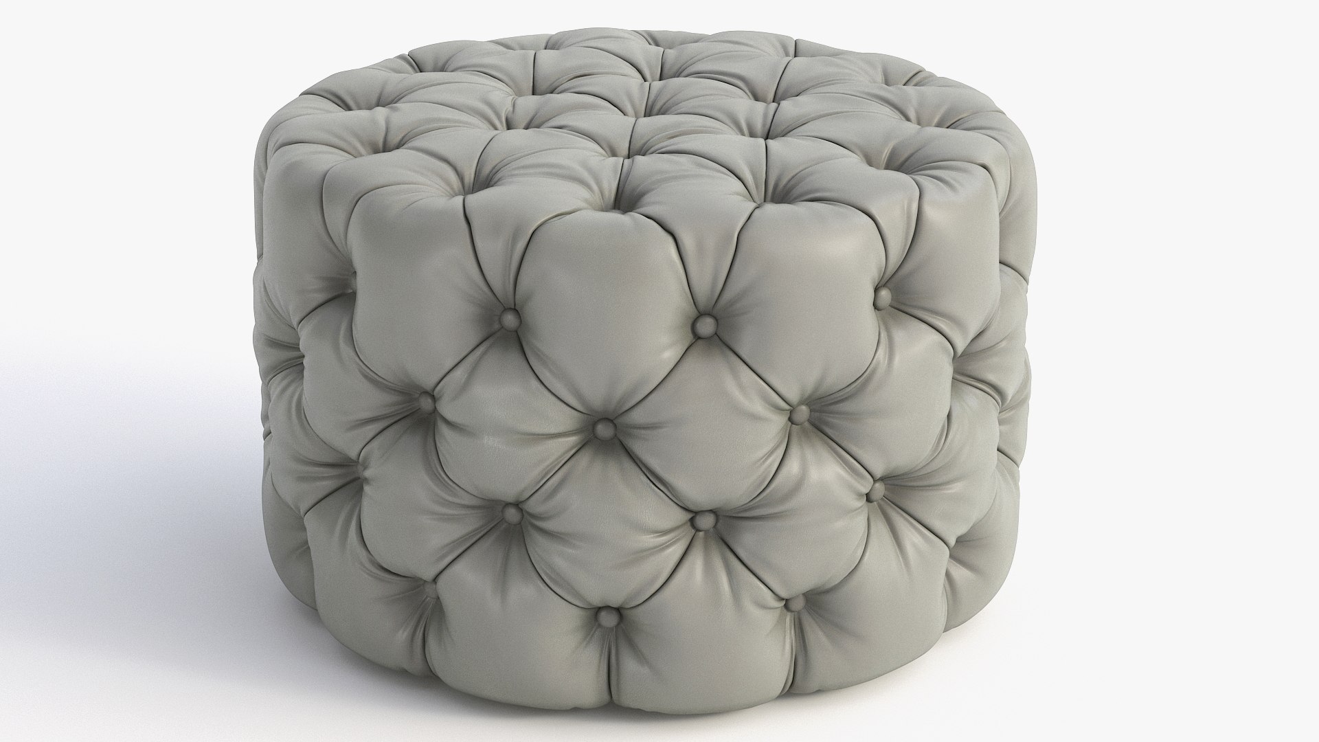 3D Pouf Chesterfield Model - TurboSquid 1848151