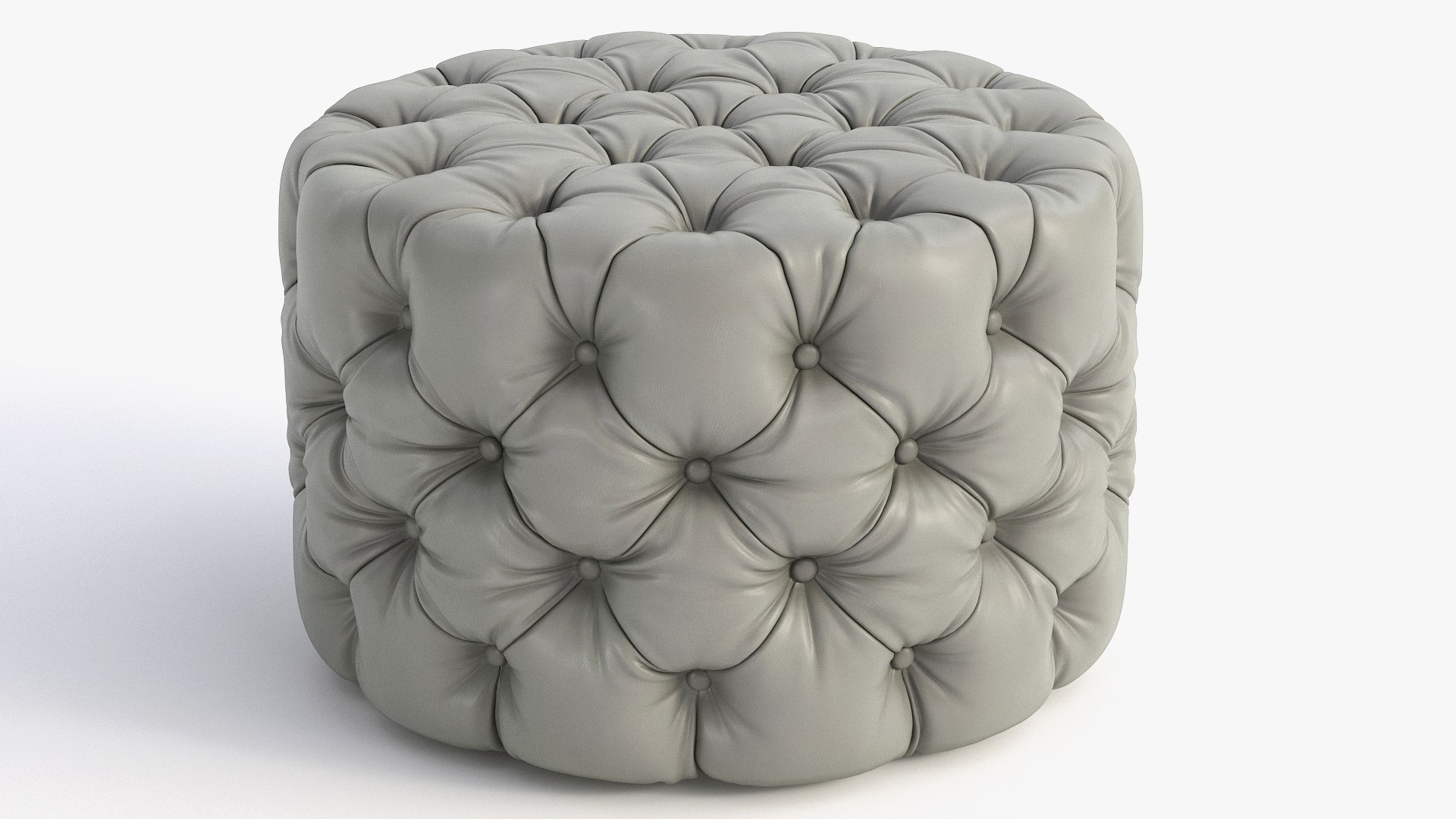 3D Pouf Chesterfield Model - TurboSquid 1848151
