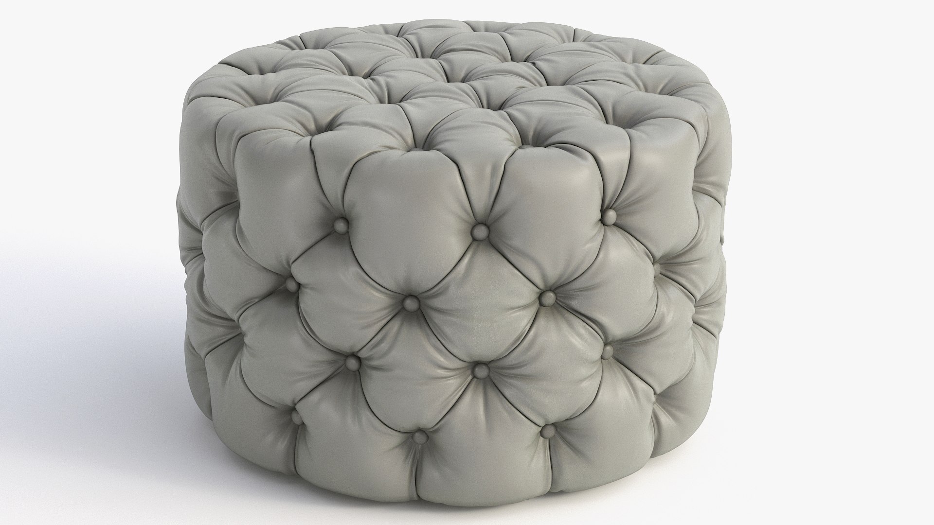 3D Pouf Chesterfield Model - TurboSquid 1848151