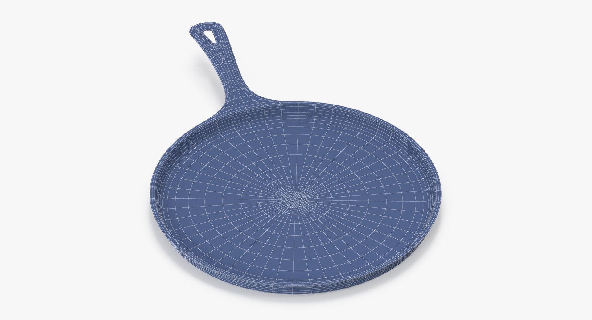 3d Cast Iron Griddle Model