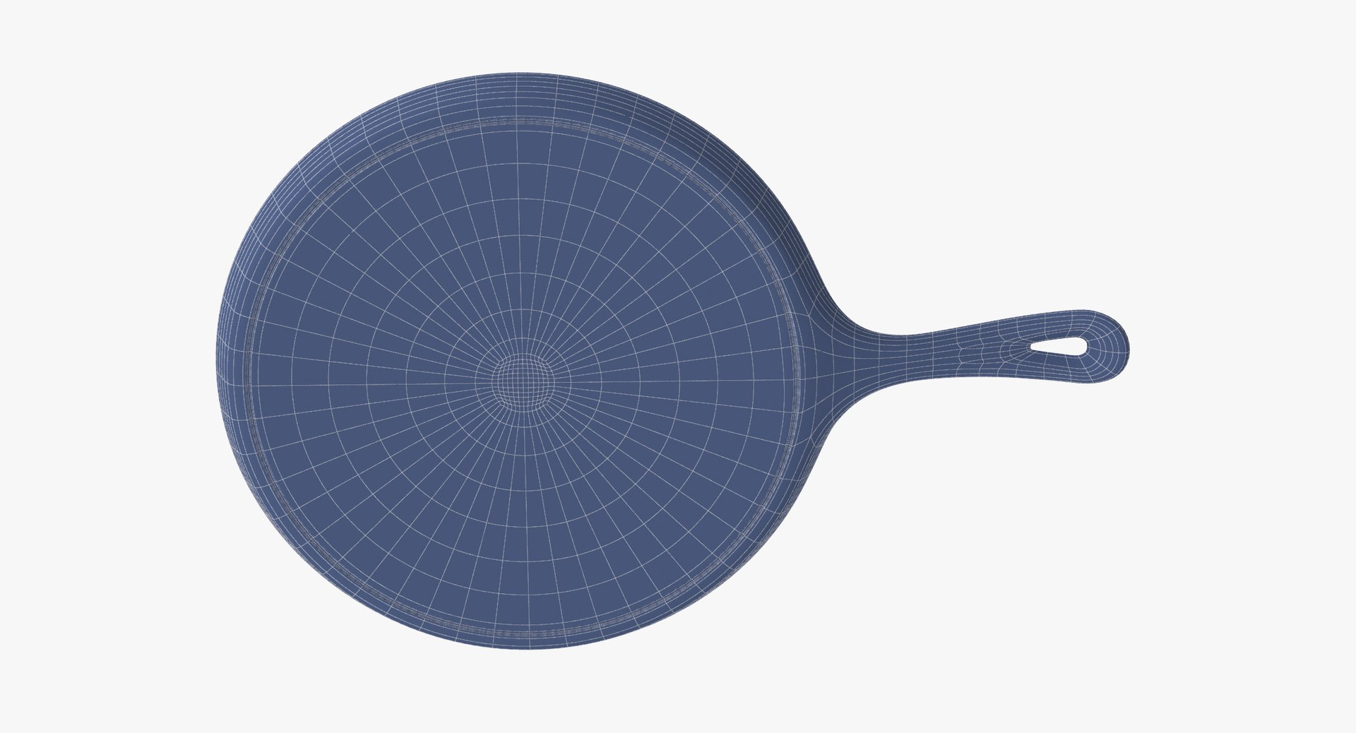 3d Cast Iron Griddle Model