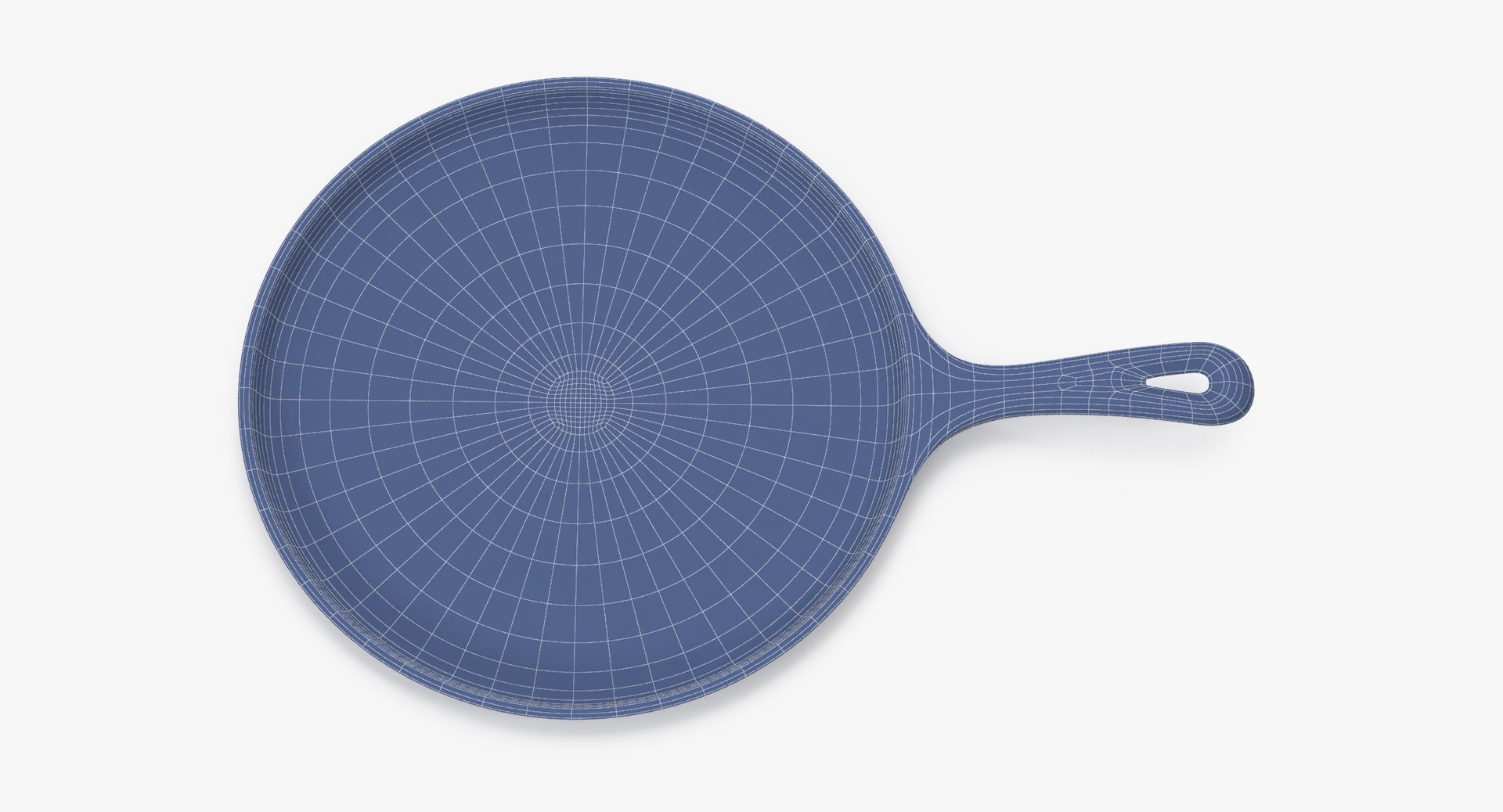 3d Cast Iron Griddle Model