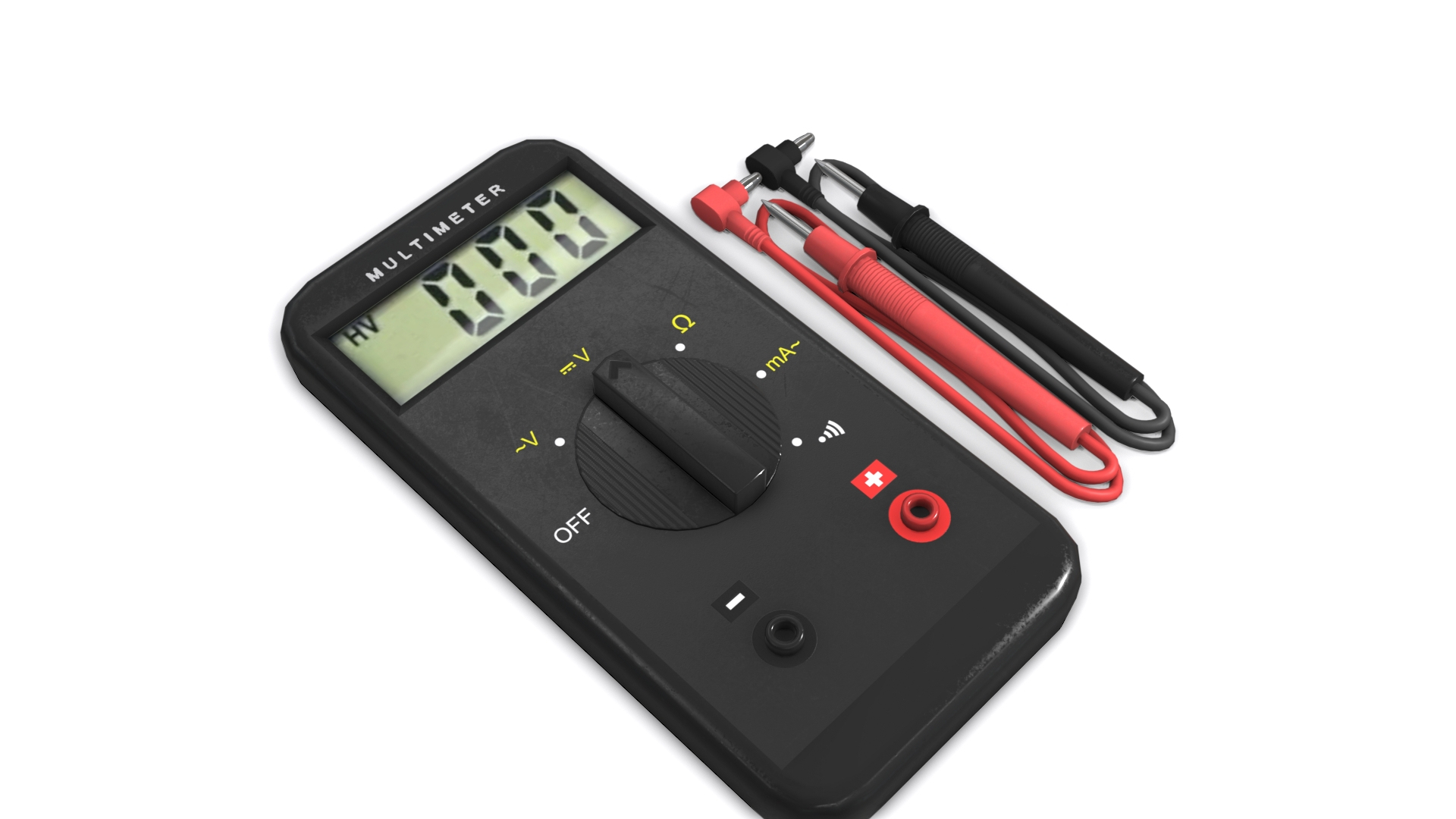 Multimeter Simplified 3D Model - TurboSquid 1789680