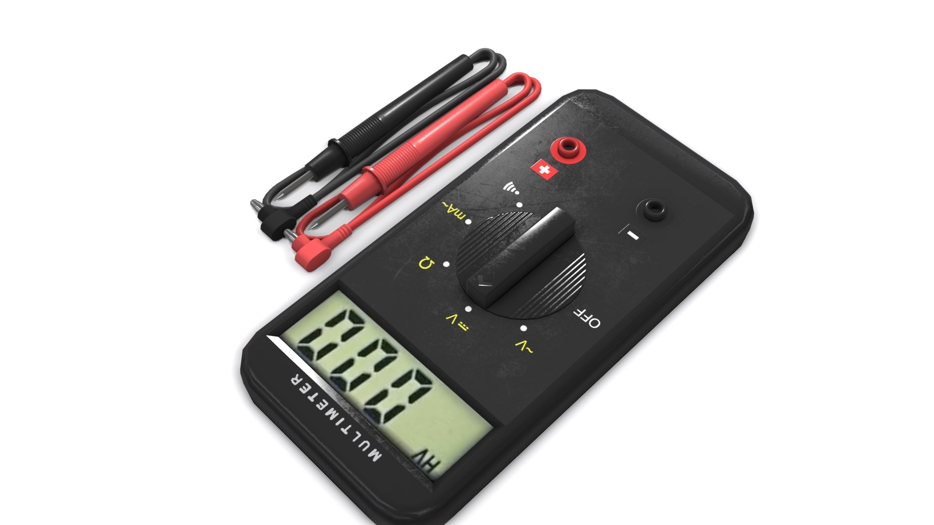 Multimeter Simplified 3D Model - TurboSquid 1789680