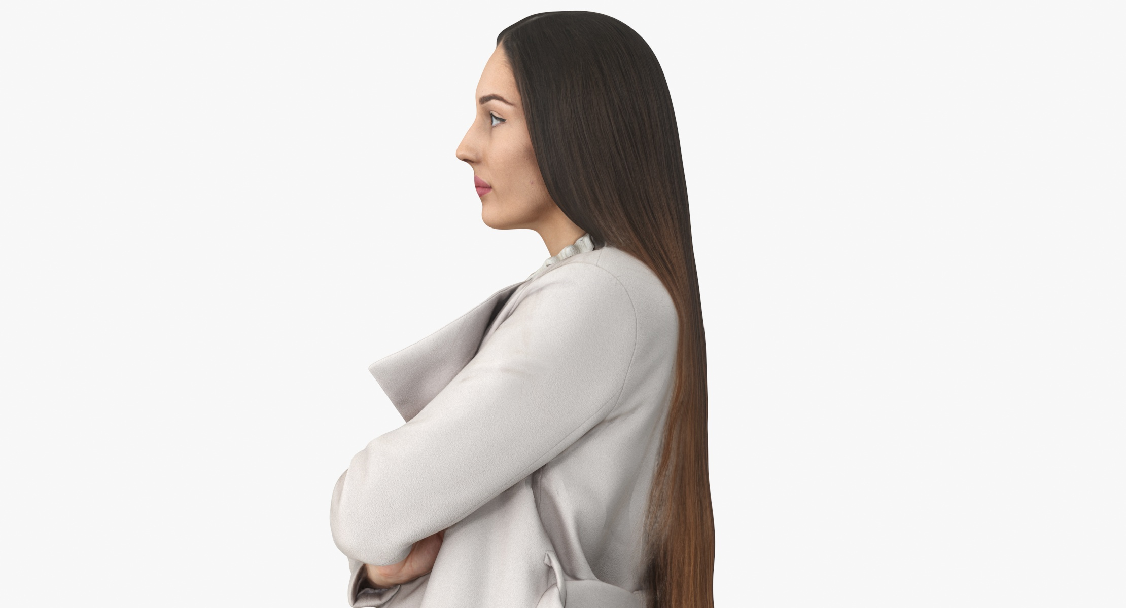 modelo 3d Postura inactiva de invierno casual de Elizabeth 10 ...