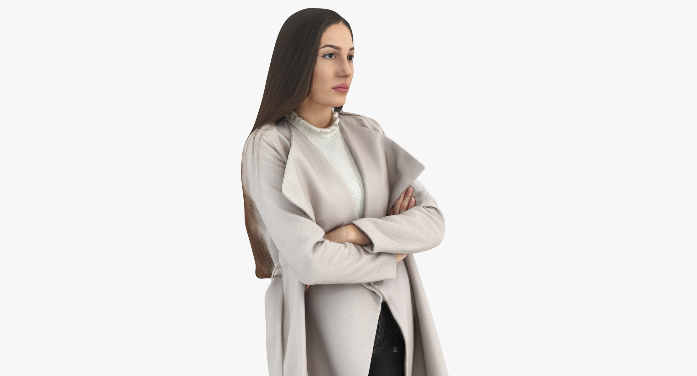 modelo 3d Postura inactiva de invierno casual de Elizabeth 10 ...