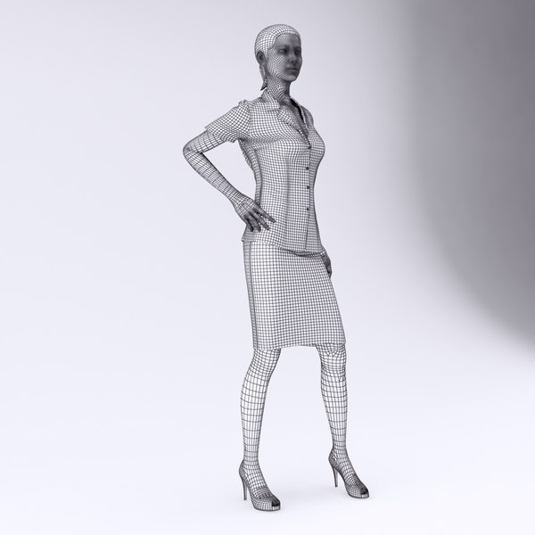 showroom mannequin 13 3d model