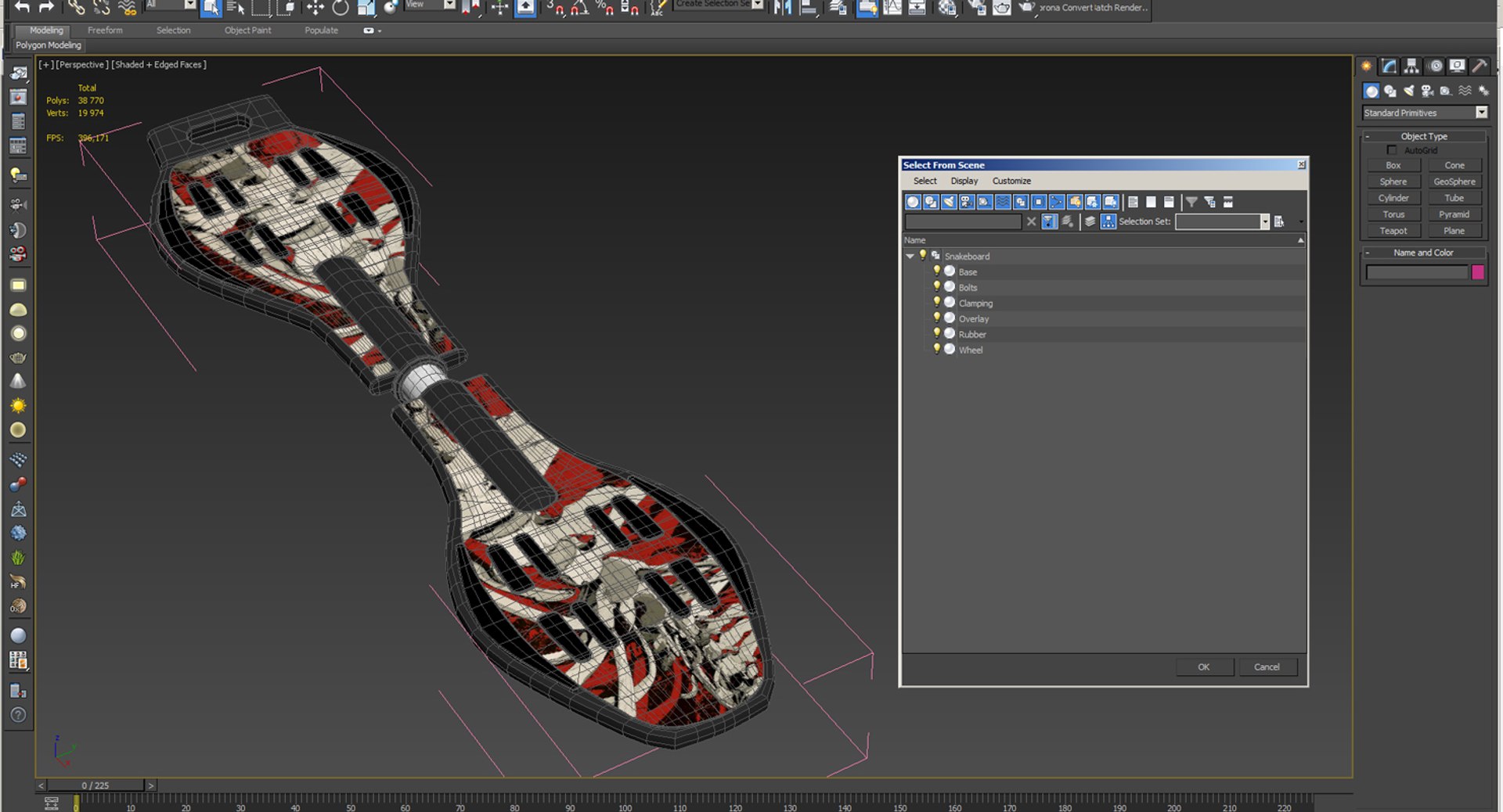Snakeboard Snake Board 3D Model - TurboSquid 1164249
