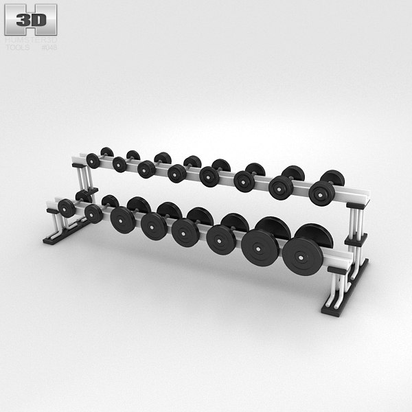 Dumbbell Rack 3D Models for Download | TurboSquid