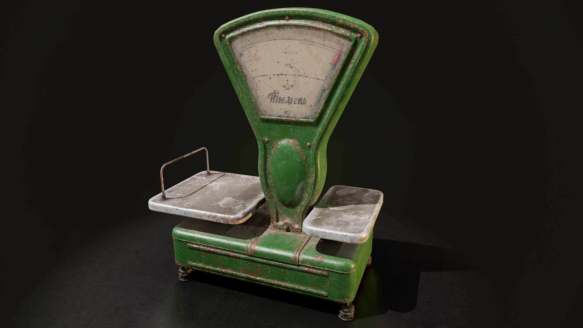 Russian Weight Scale 3D Model - TurboSquid 1806578