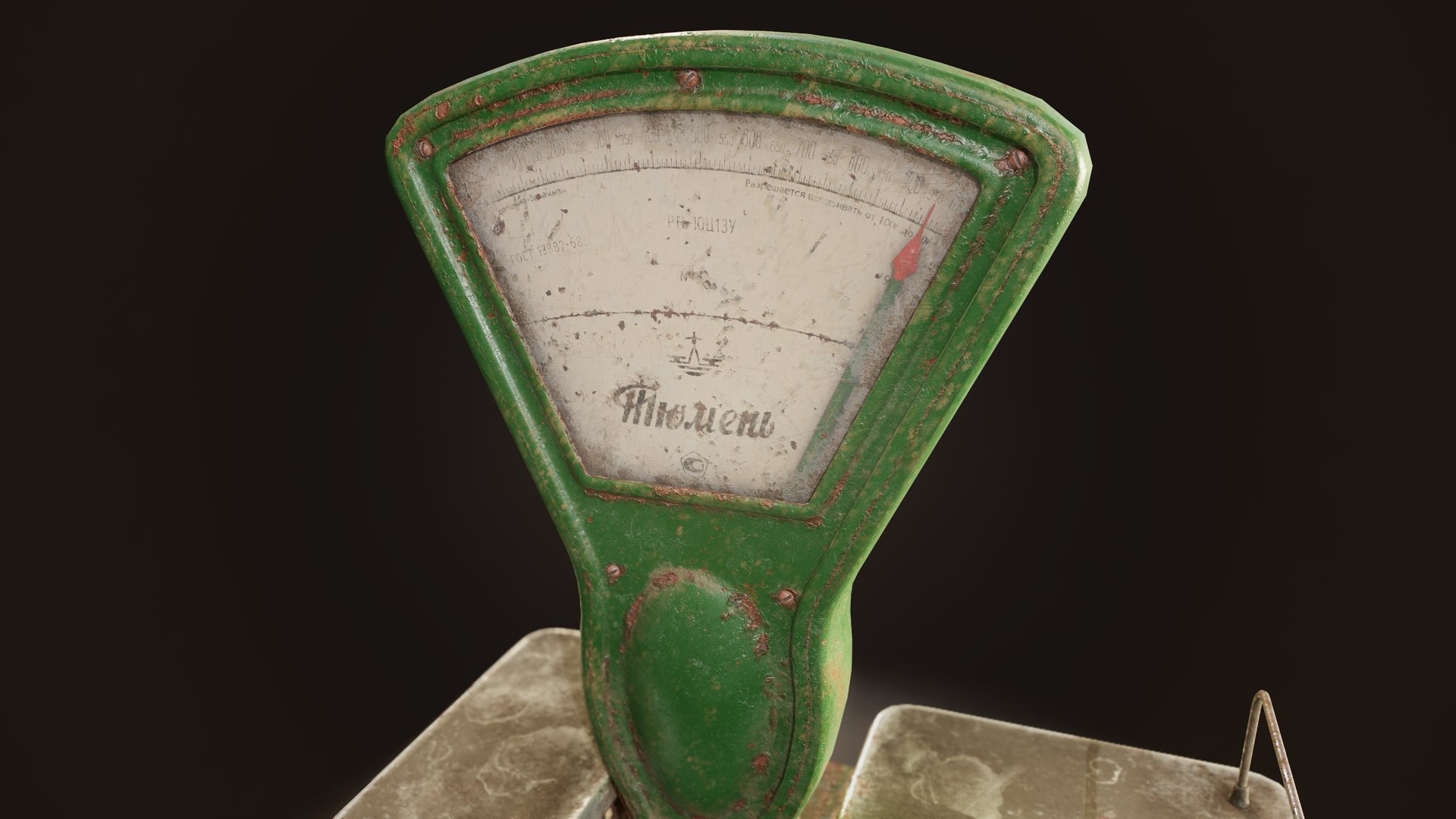 Russian Weight Scale 3D Model - TurboSquid 1806578