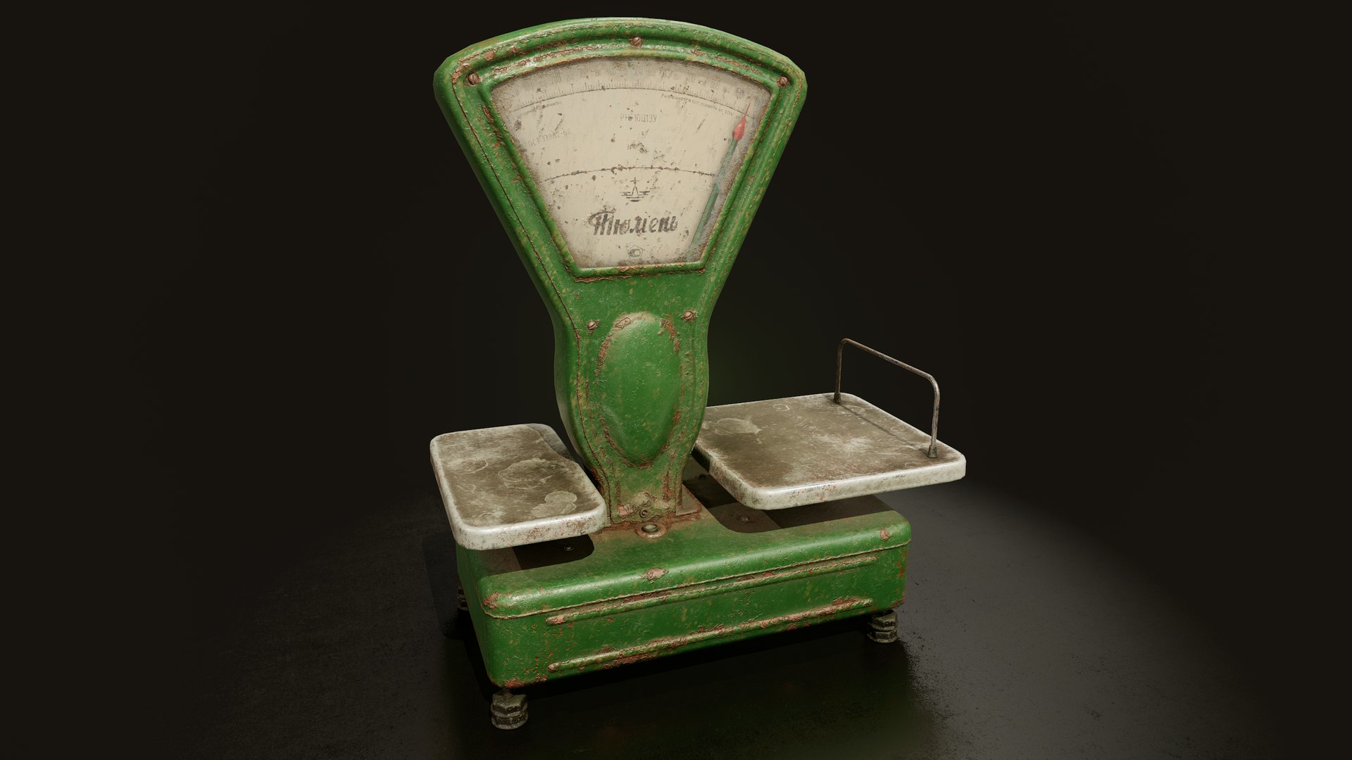 Russian Weight Scale 3D Model - TurboSquid 1806578