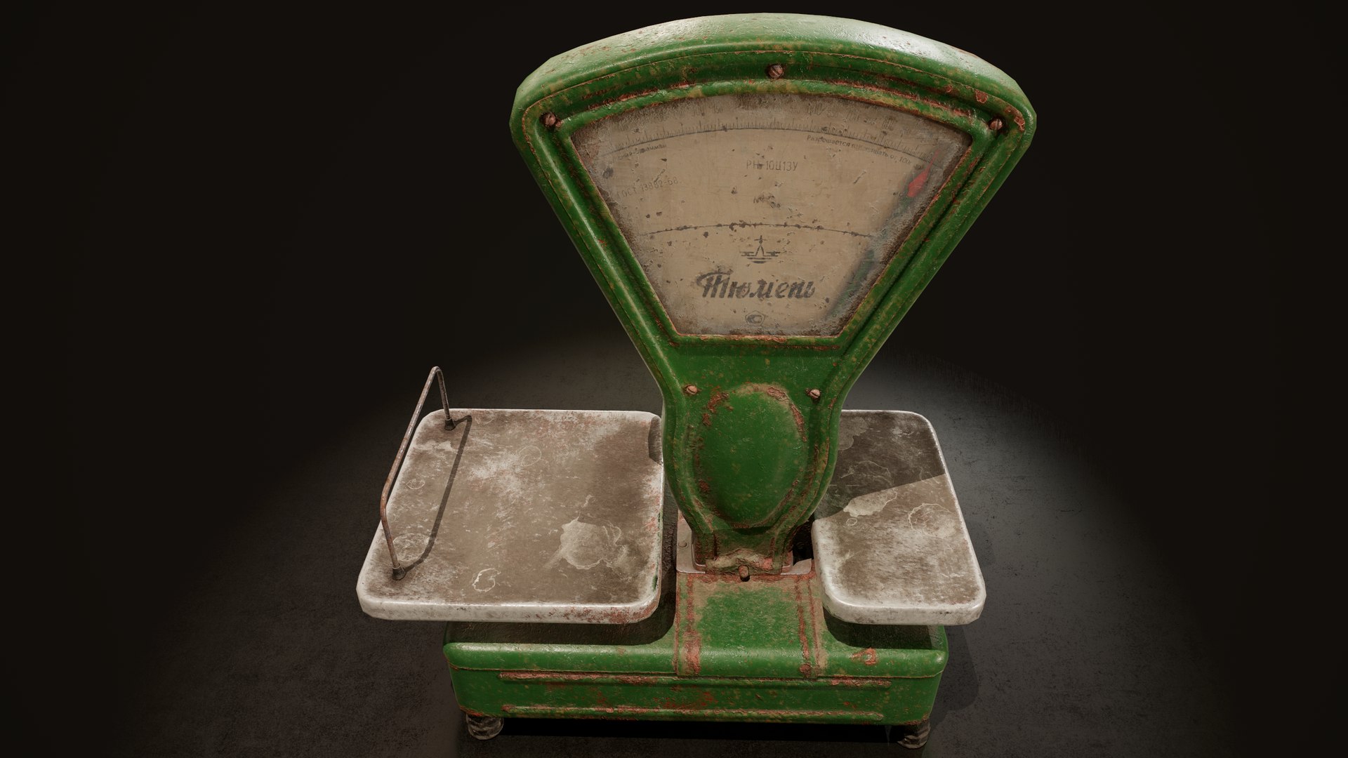 Russian Weight Scale 3D Model - TurboSquid 1806578