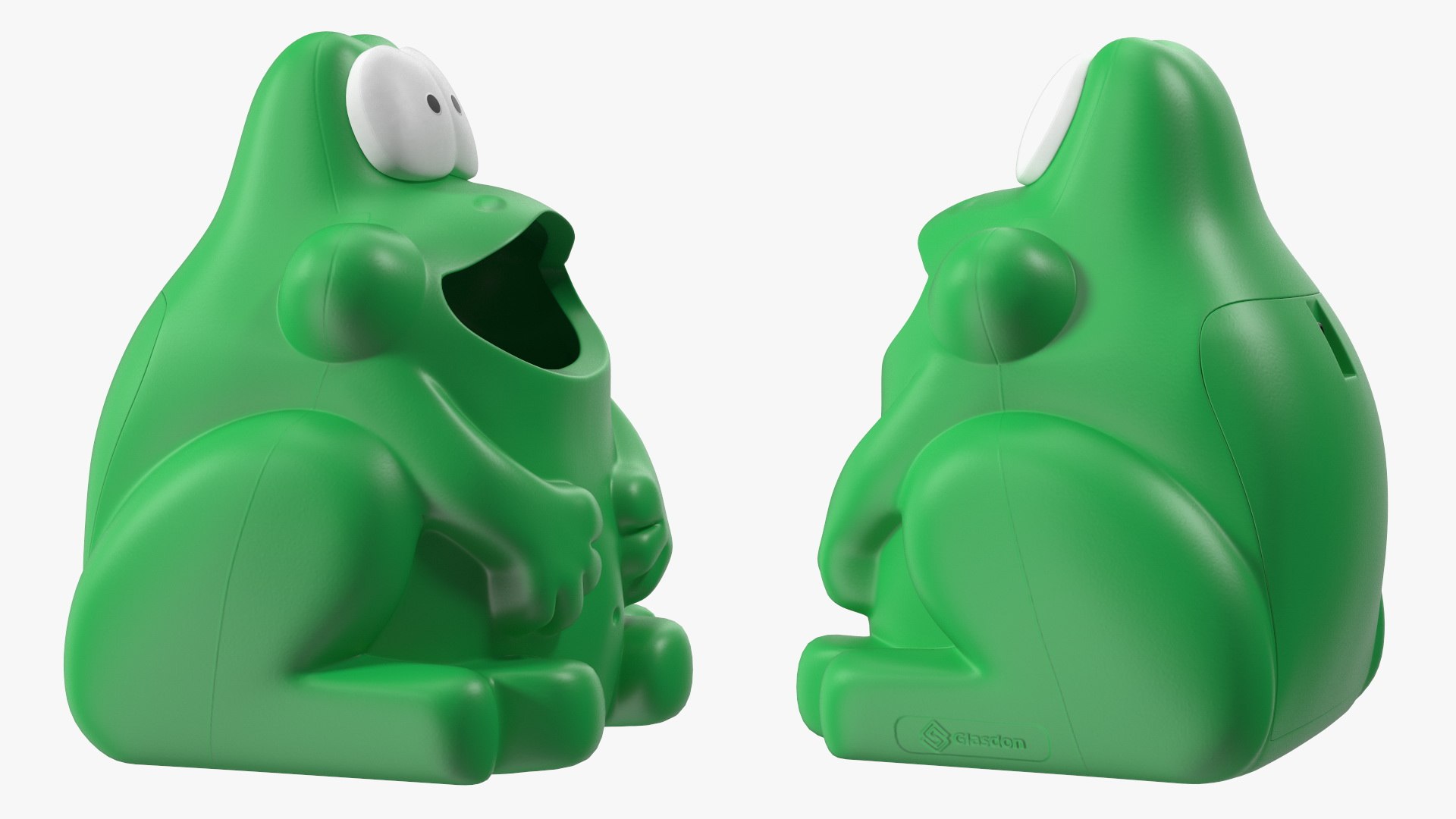 3D Frog-Shaped Trash Can Model - TurboSquid 2078598