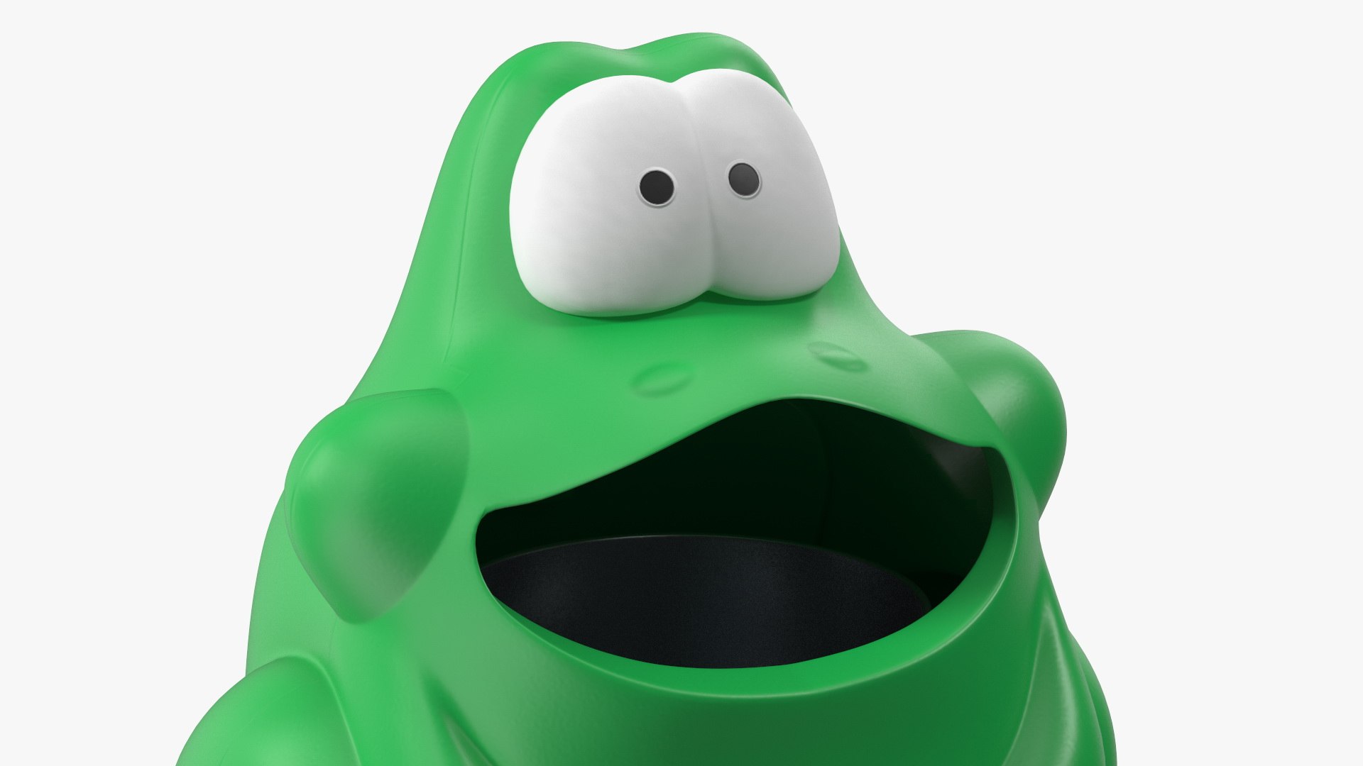 3D Frog-Shaped Trash Can model - TurboSquid 2078598