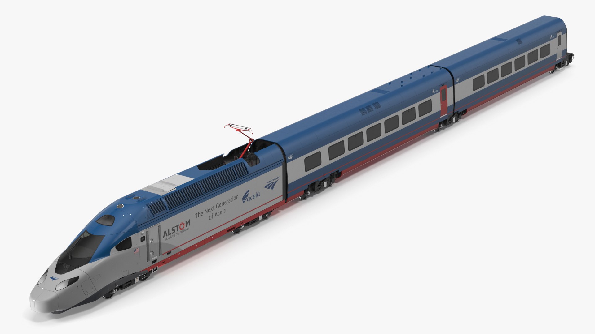 Train Amtrak Alstom Avelia Liberty Rigged 3D model - TurboSquid 2102925