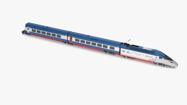 modelo 3d Tren Amtrak Alstom Avelia Liberty Rigged - TurboSquid 2102925