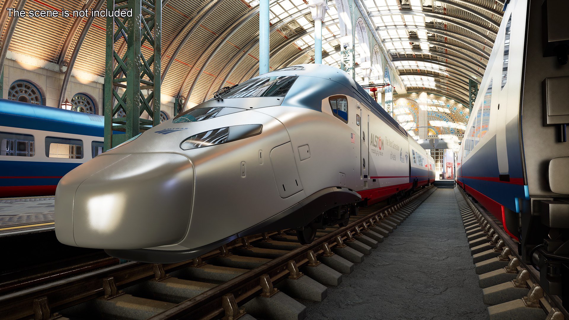 Train Amtrak Alstom Avelia Liberty Rigged 3D model - TurboSquid 2102925