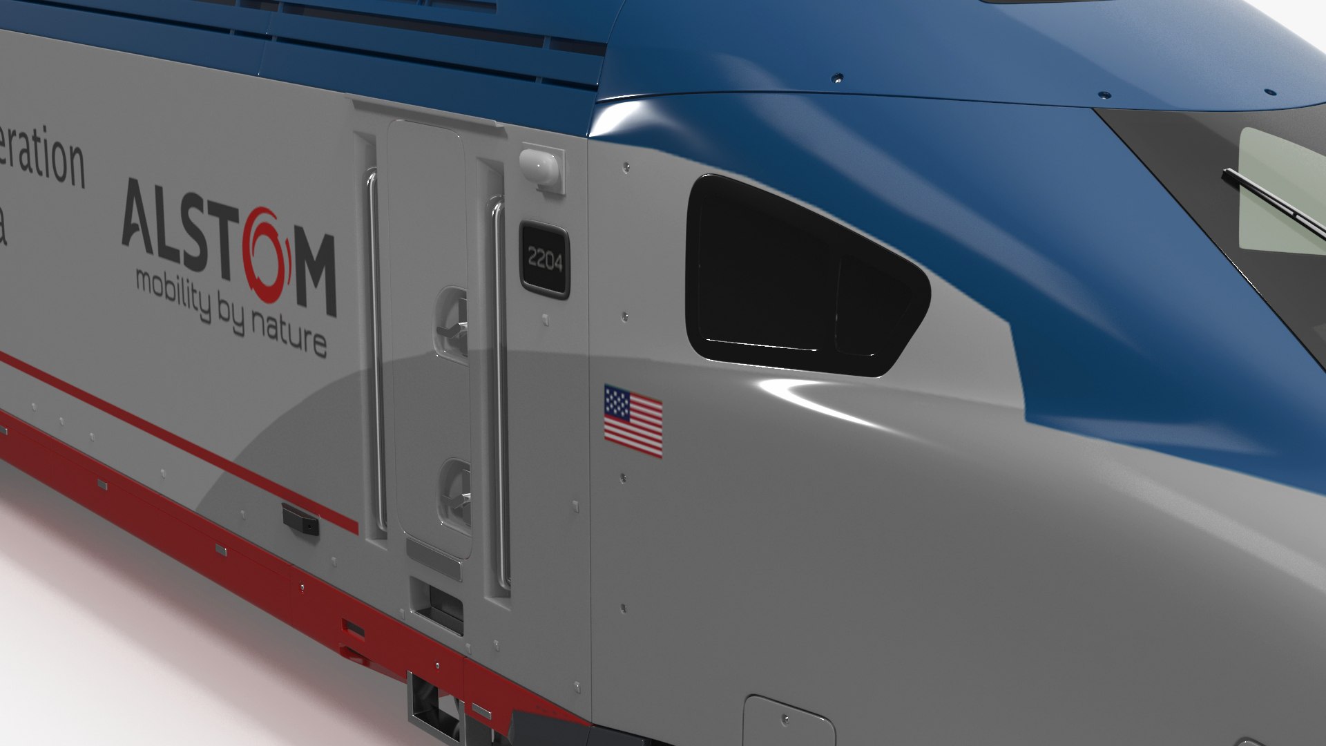 Train Amtrak Alstom Avelia Liberty Rigged 3D model - TurboSquid 2102925