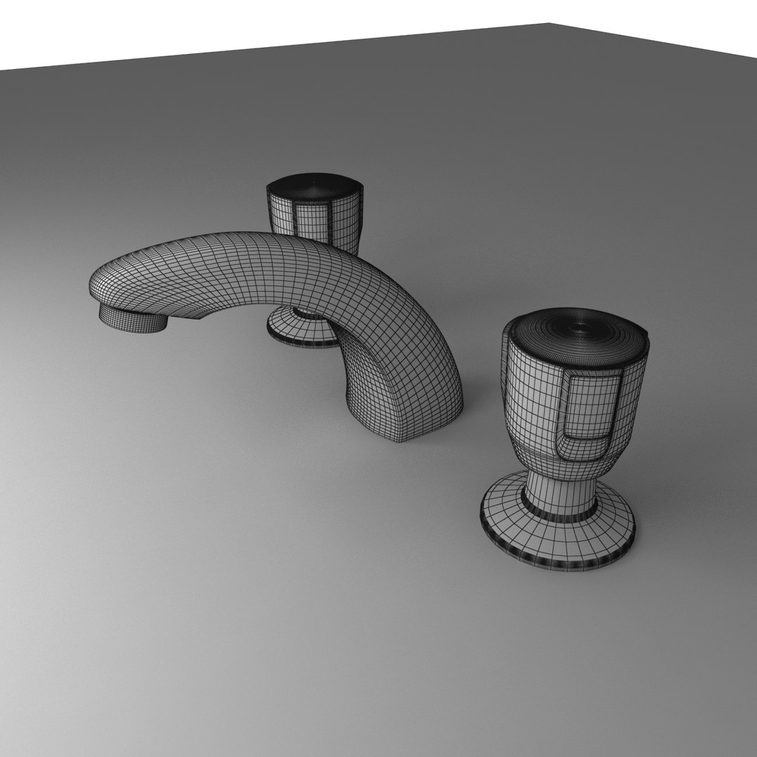 3D model bathroom taps - TurboSquid 1258081