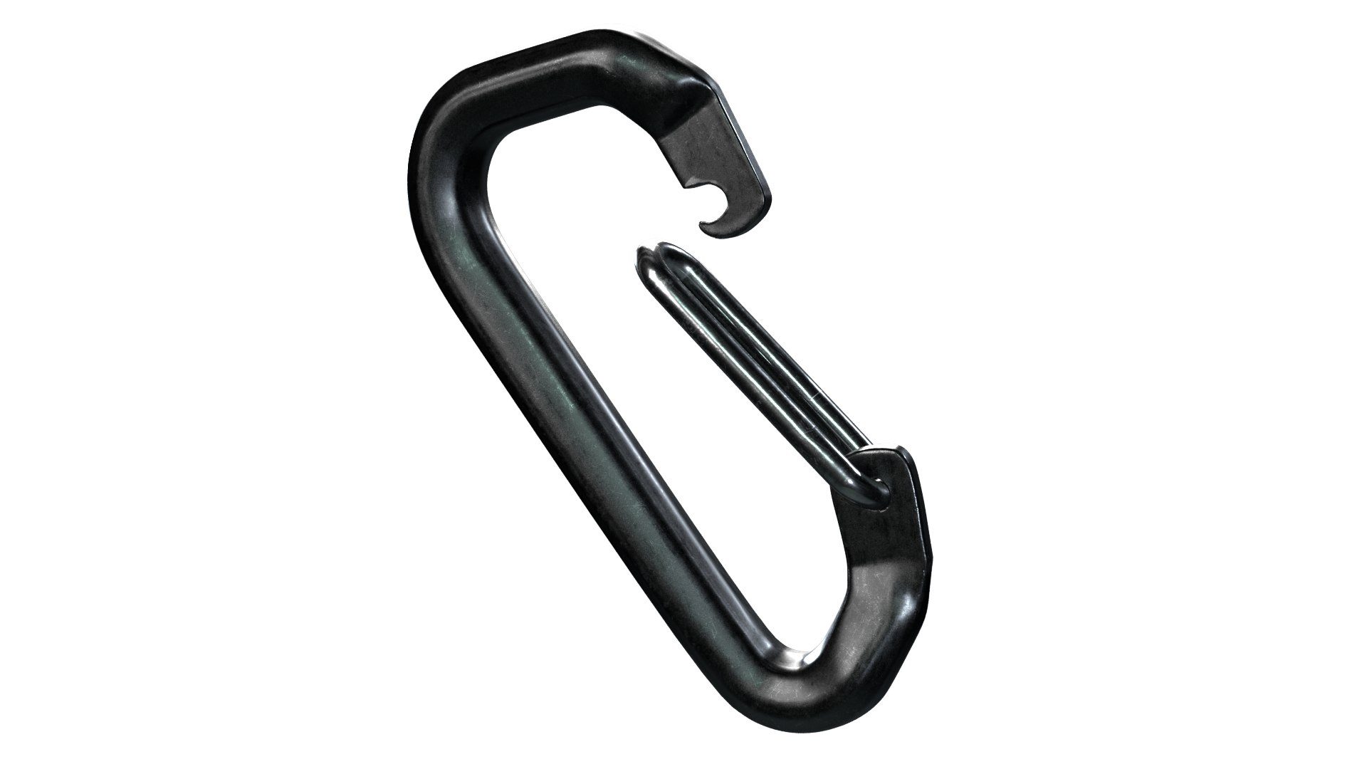 3D Steel Carabiners Model - TurboSquid 1577104