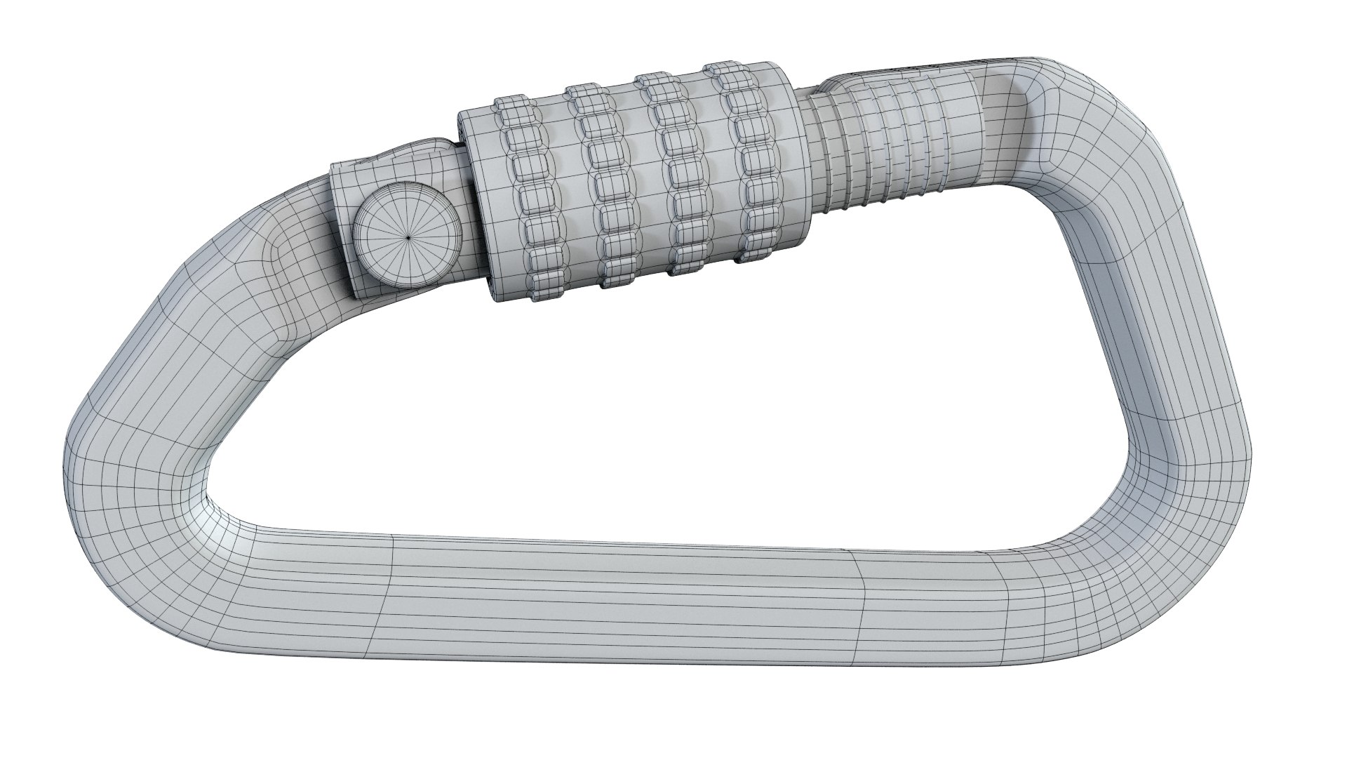 3D steel carabiners model - TurboSquid 1577104