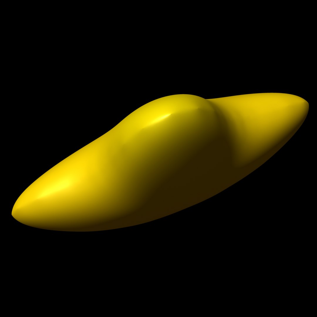 3d Cartoon Star Rounded Model