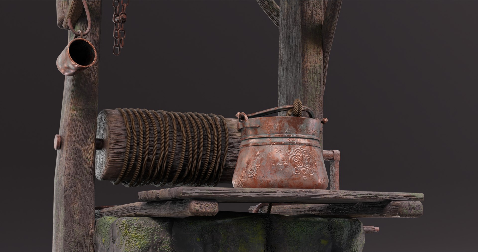 Water Well 3D - TurboSquid 2061812
