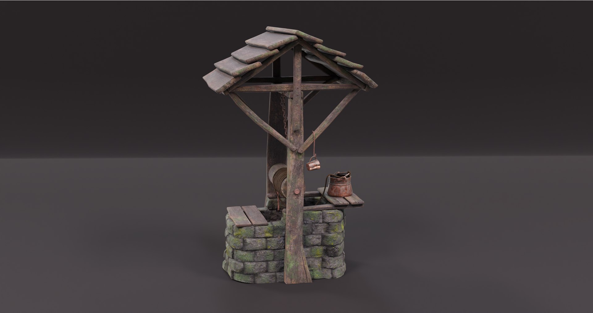 Water Well 3D - TurboSquid 2061812