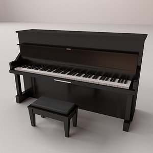 Upright Piano Blender Models for Download | TurboSquid