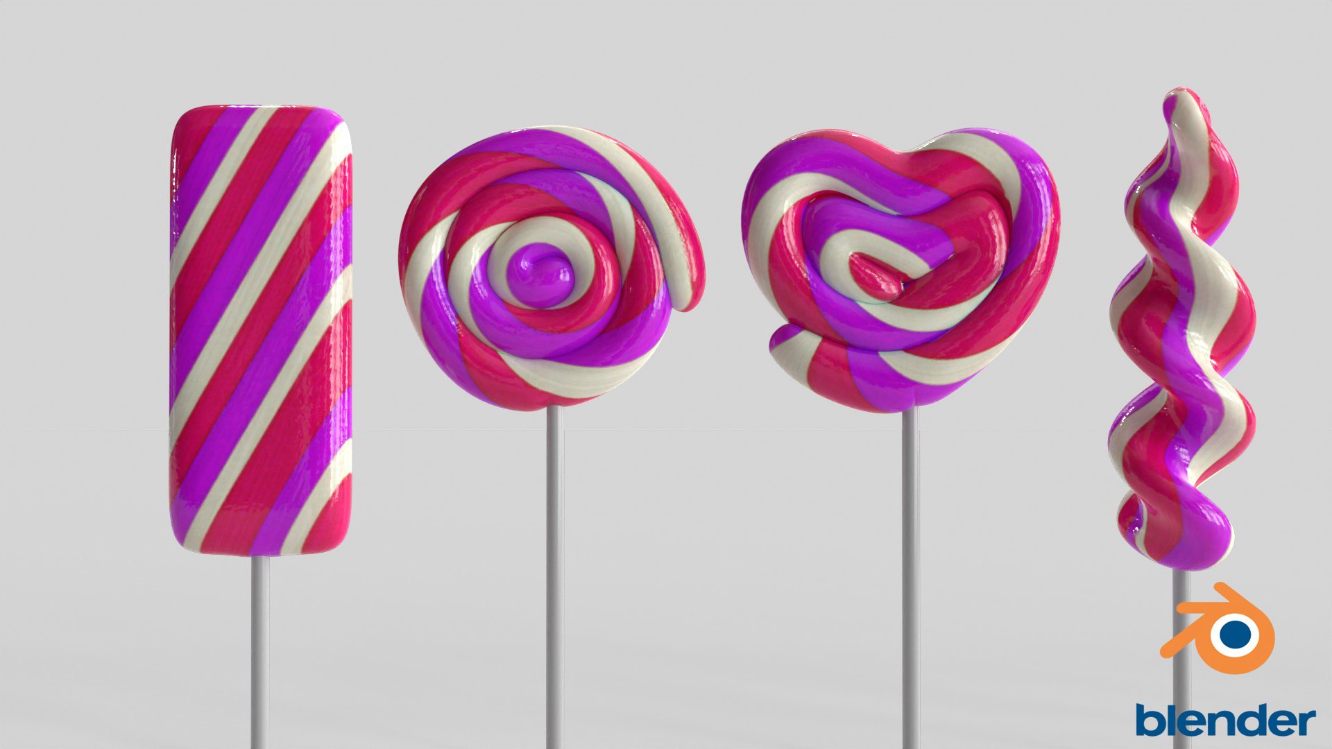 Lollipop Collection 3D model - TurboSquid 2113910