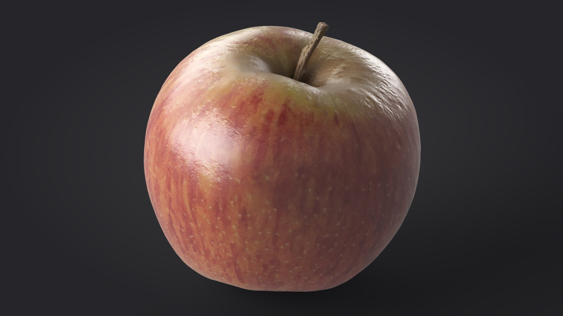 Red Apple 3D Model - TurboSquid 1850097