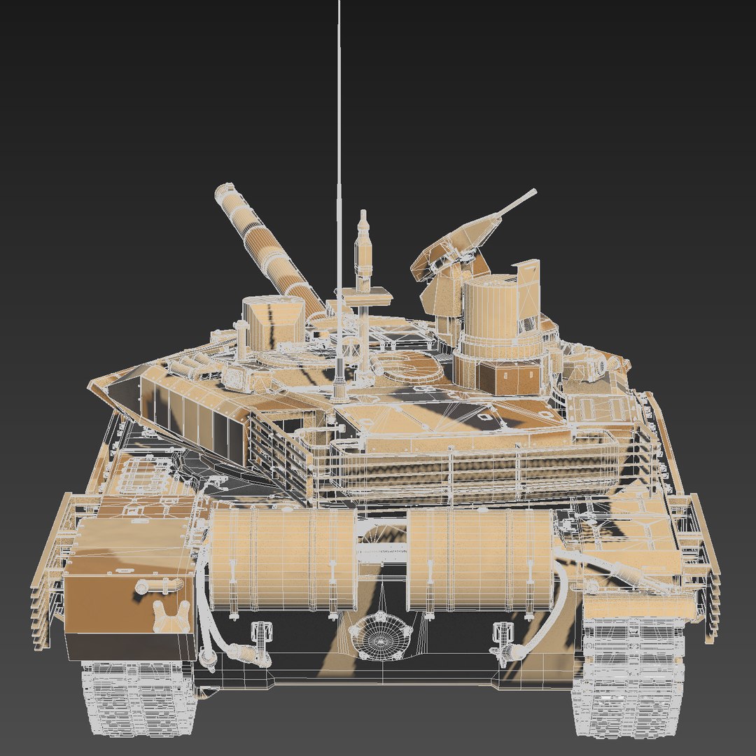 3ds Max Russian Main Battle Tank