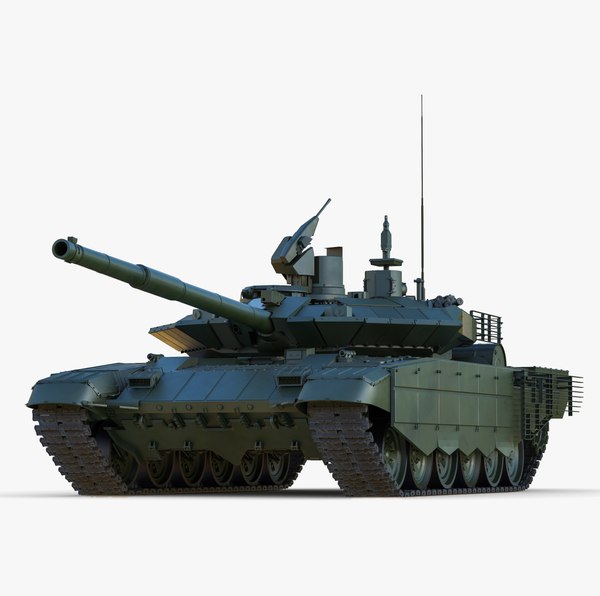 3d model russian battle tank