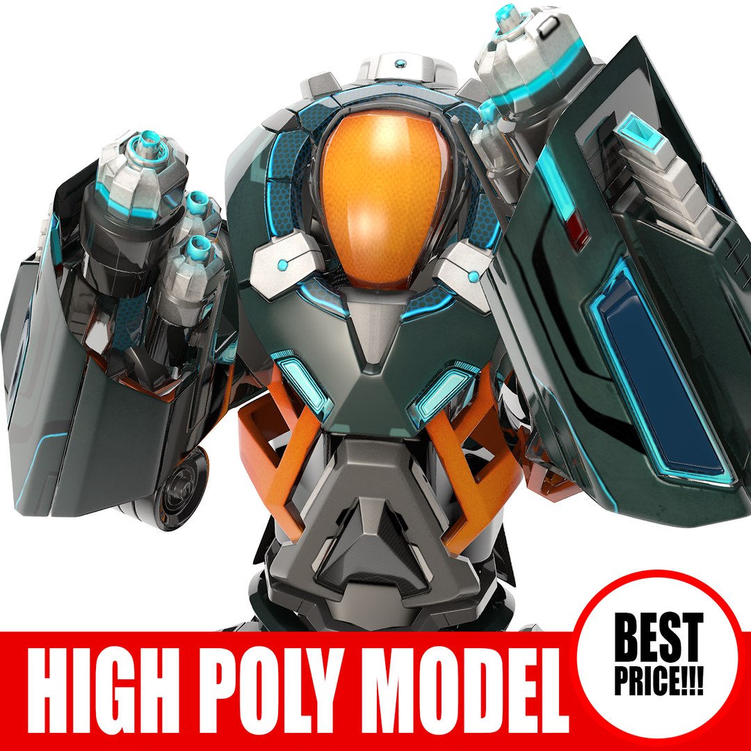 robot bot t 3d model