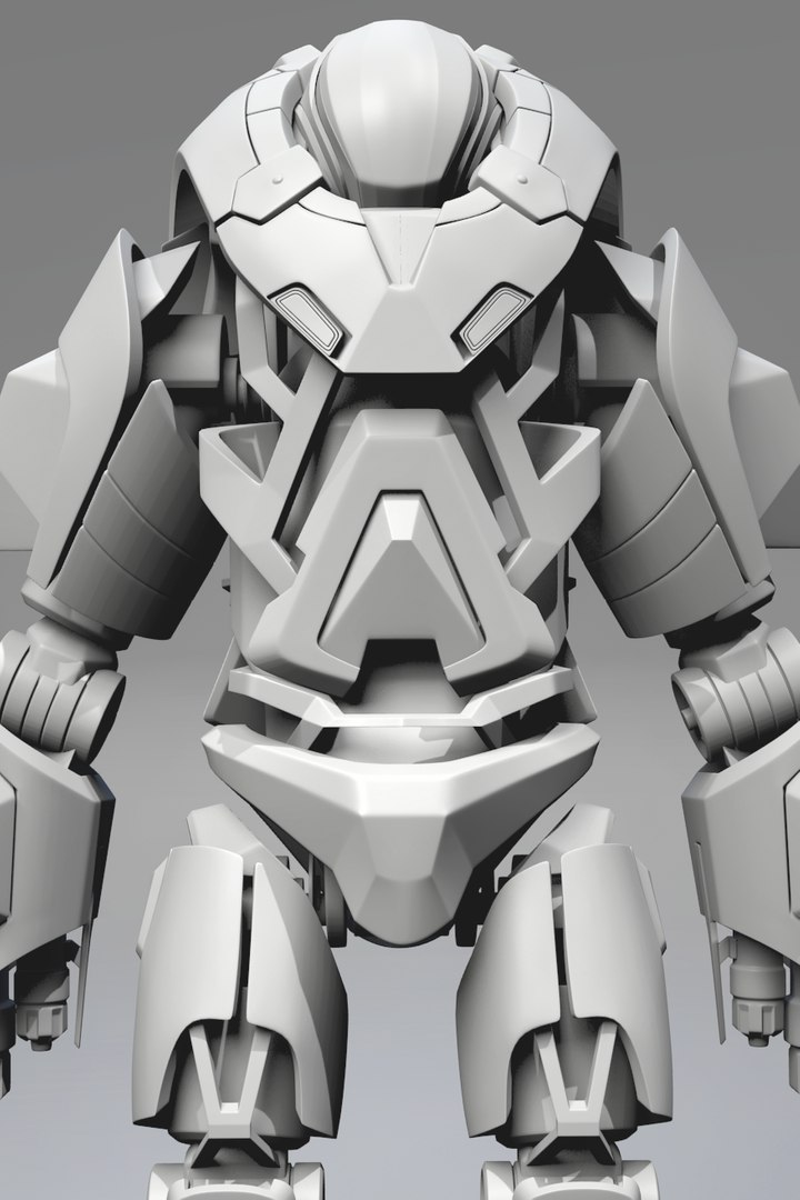 robot bot t 3d model